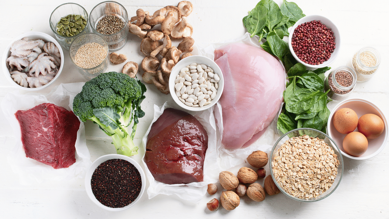 Le tableau des 24 aliments les plus riches en fer ! - BMoove